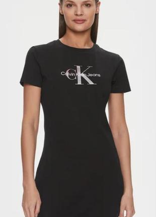 300 Calvin Klein Kids marl knit logo jumper calvin