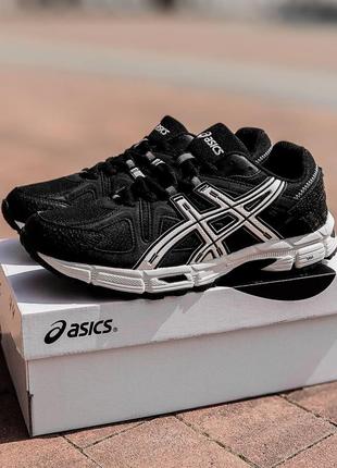 Мужские кроссовки асикс гель канаха 8 чёрно-белые / asics gel-kahana 8 ...