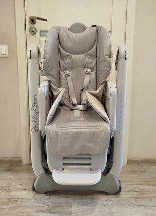 Стульчик для кормления chicco polly 2 start happy silver — цена 2750 ...