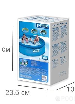 Надувной бассейн intex 28130 - 6, 366 х 76 см (3 785 л/ч, подстилка ...