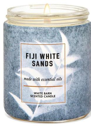 bath body works fiji white sands scented candle 1 wick 227 450 130101171