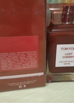 Парфюмированная вода tom ford lost cherry том форд лост черри 100 мл ...