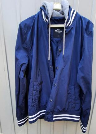 Hollister jacket blue store