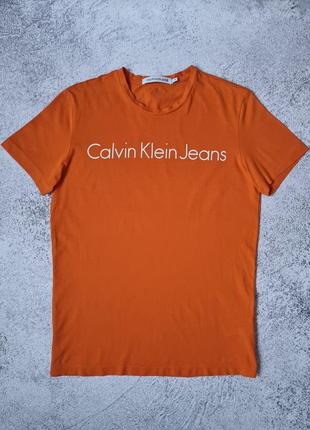 Calvin klein t shirt orange store