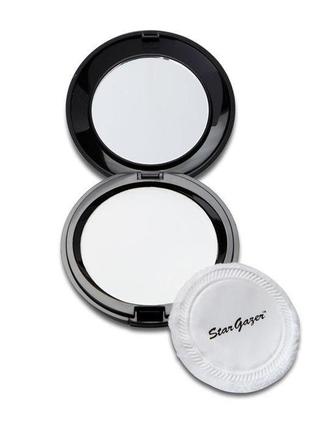 White compact powder store