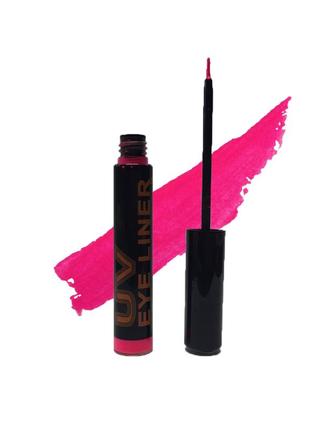 Неонова рожева підводка (лайнер) для очей stargazer uv eye liner - pink ...