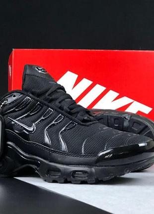 Кросівки nike air max plus tn чоловічі, найк аір макс чорні, кросівки ...