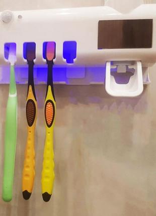 Держатель, диспенсер, для зубной пасты, зубных щеток уф стерил ...