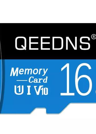 Карта памяти, флешка tf card microsd 16gb class 10 + sd adapter микро ...