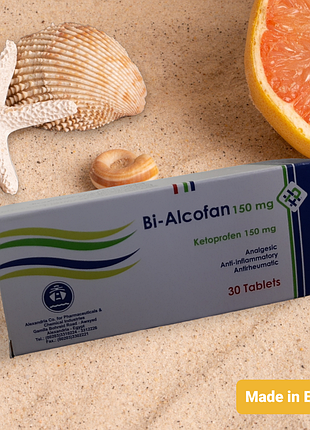 Bi-alcofan би-алкофан 150 мг от боли кетопрофен 30 табл египет — цена ...