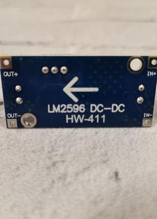 Dc-dc понижуючий модуль lm2596 dc-dc hw-411-3a — цена 58 грн в каталоге ...
