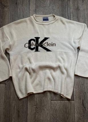 Calvin klein sweater white store