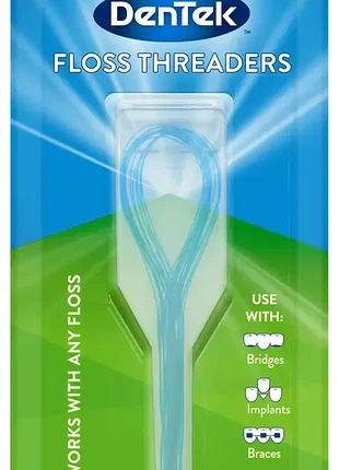 Направитель флосса, зубные нити dentek floss threaders, 50 шт — цена ...