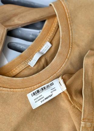 Жовтий варений топ футболка щільна бавовна zara — купити в Україні ...