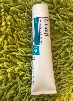 Кутакнил гель 2,5%, 5%, 10% cutacnyl gel (benzac ac, базирон, бензак ...