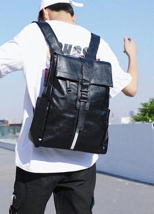 Качественный мужской городской рюкзак чёрный — цена 799 грн в каталоге ...