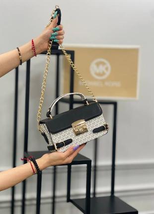Сумка белая женская в стиле michael kors клатч сумка маленькая майкл ...