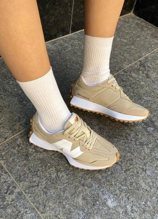 New balance 327 beige кроссовки нб 327 бежевые — цена 1790 грн в ...