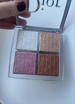 Dior backstage glow face palette 001 хайлайтер диор палетка хайлайтеров ...